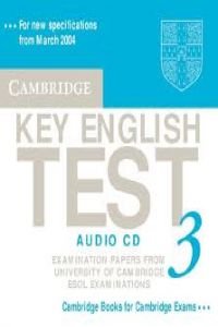 Cambridge Key English Test 3 Audio CD: Examination Papers from the ...