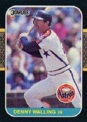Amazon.com: 1987 Donruss Baseball Card #554 Denny Walling ...