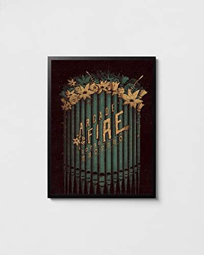 Amazon.com: Arcade Fire Poster, Arcade Fire Art, Rock Ideas (9x11 ...