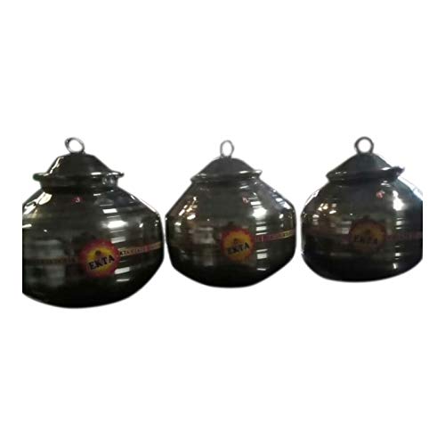 Buy Rajendra Stainless Steel Handi Matka/Pot,10 LTR Water Storing ...