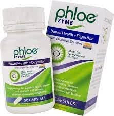 Amazon.com: Phloe Pack of 2 Zyme 50 Capsules | Bowel Health and ...