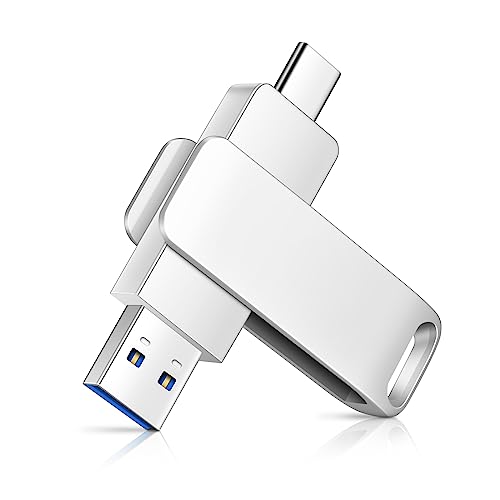 USB Drive, 128G USB Flash Drive USB 3.0 Memory Stick Thumb Drive USB C ...