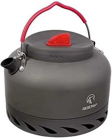 Amazon.com: REDCAMP 2L Outdoor Camping Kettle, Aluminum Water Pot with ...
