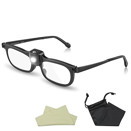 Delixike 200% Magnifying Glasses with Light,LED Lighted Magnification ...
