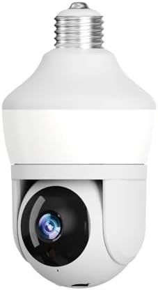 i Sight Bulb PRO Indoor/Outdoor Wi-Fi HD 1080p Security Camera with LED ...
