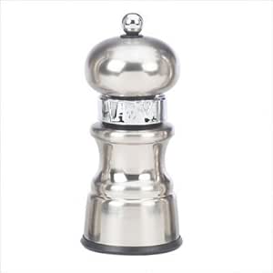 Amazon.com: Bundle-29 5.5'' Brushed HM Styled Mini Pepper Mill: Salt ...
