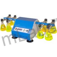 Wrist Action Shaking Machine for Hold 8 Flask and top plateform to hold ...