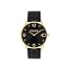 Coach ELLIOT WOMENS BLACK DIAL IONIC PLATED THIN GOLD STEEL Watch ...