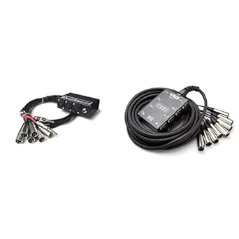 Amazon.com: HOSA SH-6X2-20 Little Bro' Sub Snake - 6 XLR Sends, 2 1/4" TRS Returns - 20 Feet ...