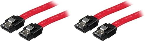 Amazon.com: StarTech.com 12in Latching SATA Cable - SATA Cable - Serial ...