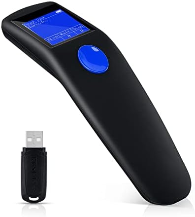 QR Code Scanner,JRHC Wireless Barcode Scanner,Portable 1D 2D Bar Code ...