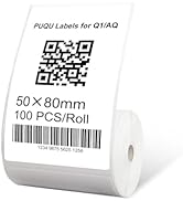 Amazon.com : PUQU 40x30mm Direct Thermal Sticker Labels, Self-Adhesive ...