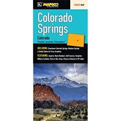 Amazon.com: Colorado Springs Map: 9780762588718: Mapsco: Books