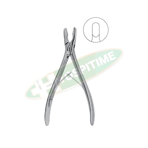 Hospitime Luer Bone Rongeur Forceps, 8mm Bite, Single Action, Straight ...
