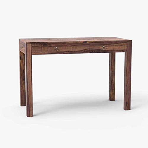 duo deno Sheesham Wood Solid Wood Study Table 2 Drawer Study Table for ...