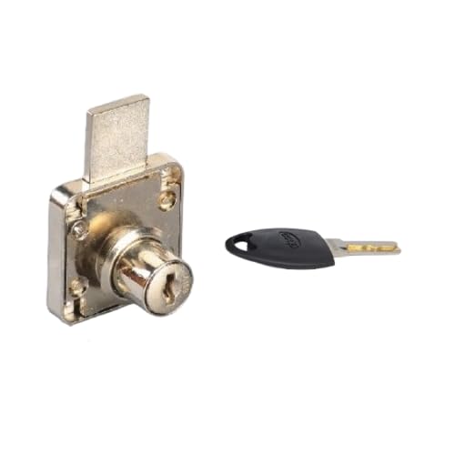 Square Premium Lock (Extended Bolt) - 22mm Furniture Lock - Drawer and ...
