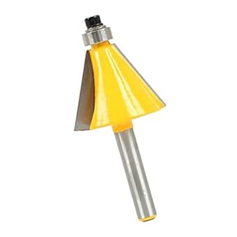 SILNOVO® 22.5 Degree Chamfer Edge Forming Router Bit - 1/4 Shank ...
