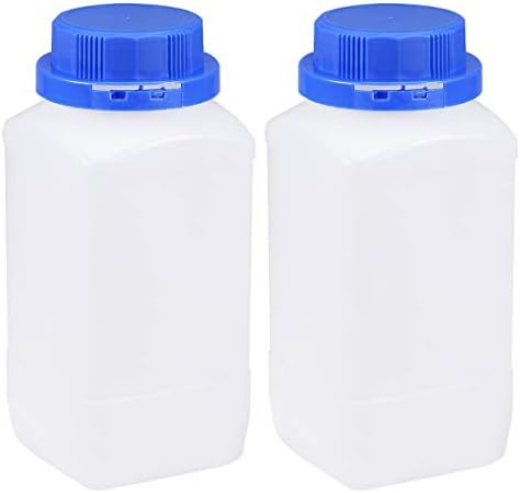 Amazon.com: uxcell Plastic Lab Chemical Reagent Bottle 1000ml/34oz Wide ...