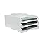 Amazon.com: A3 Stackable Paper Tray, 3 Tier Desk File Organizer ...