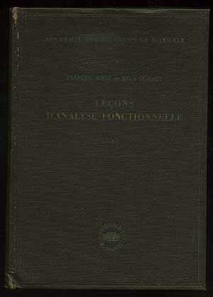 Amazon.com: Lecons D'Analyse Fonctionnelle: 9781124038544: RIESZ ...