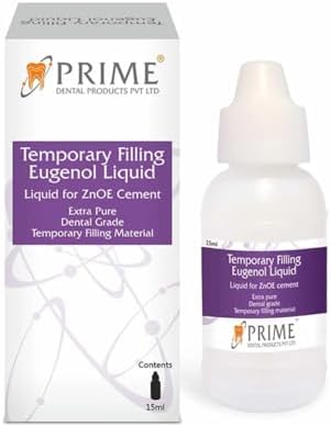 PRIME DENTAL Temporary Filling Eugenol Liquid – 15 ml | Soothing Dental ...