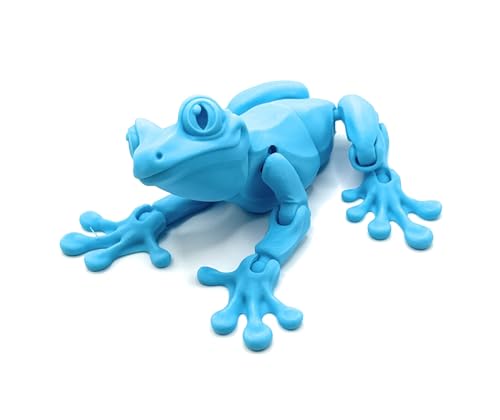Amazon.com: Articulating 3D-Printed Tree Frog Fidget Toys - Rainbow and ...