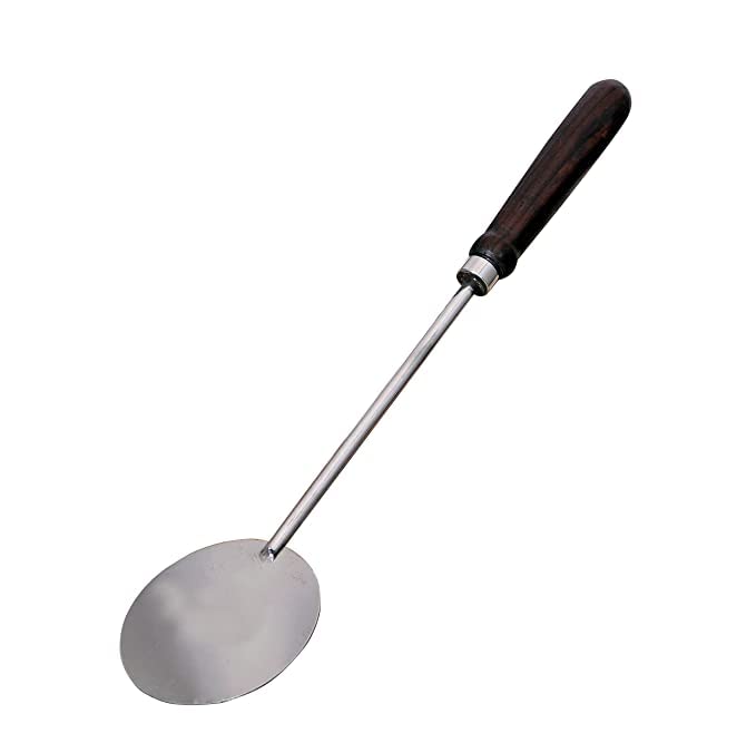 Buy Stainless Steel Spatula with Wooden Handle, Turner, Chattugam ...