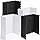 Amazon.com: Mooliwe 4 Pack 24" x 16" Trifold Poster Board Black White ...
