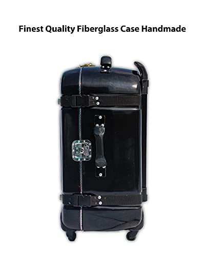 Tabla Fiberglass Case With Trolley And 360 Wheels Black Colour For One ...