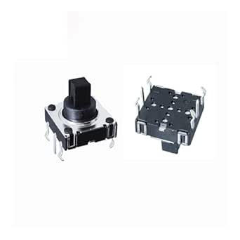 5pcs 6 pin five-way switch multi-function reset button touch 10x10x10 ...