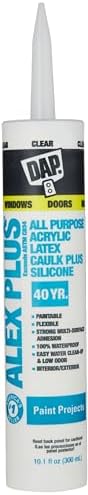 Amazon.com: Alex Fast Dry Acrylic Latex Plus Silicone Caulk, 10.1 Ounce ...