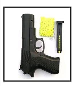 Gun Black Pistol Toy with BB Bullets for Kids in Box Packing Toys Air ...