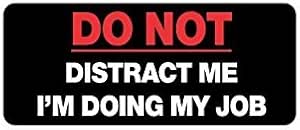 Amazon.com: Do not distract me Hard Hat Funny Stickers : Tools & Home ...