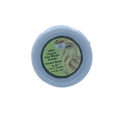 Organic Greens 100% Organic Face Bleach Powder |10g : Amazon.in: Beauty