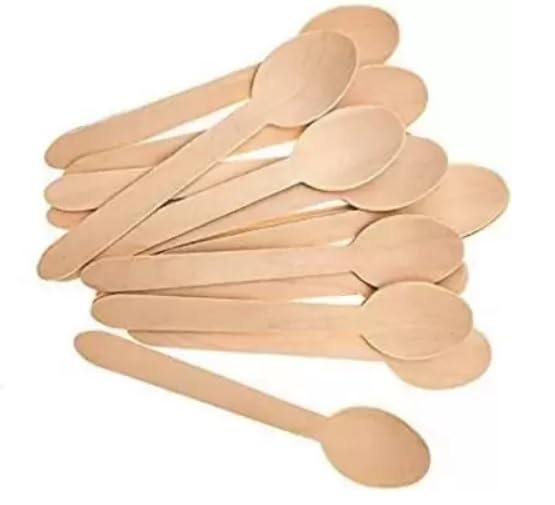 Shop & Shoppee Disposable Wooden Biodegradable & Eco-Friendly Spoon ...