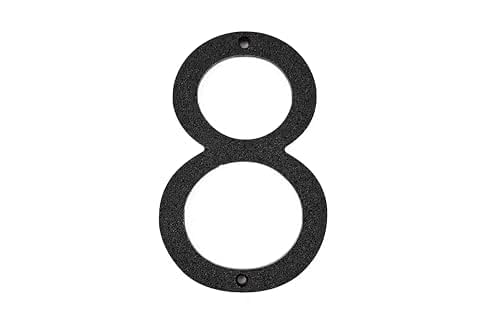 Amazon.com: 6IN Modern House Numbers and Letters Weather-Resistant ...