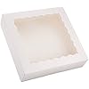 Amazon.com: Tcoivs 20-Pack Pie Boxes with Window, 9" x 9" x 2.5", Auto ...