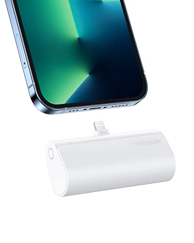 VEGER Mini Portable Charger for iPhone, 5000mAh 20W PD Fast Charging ...
