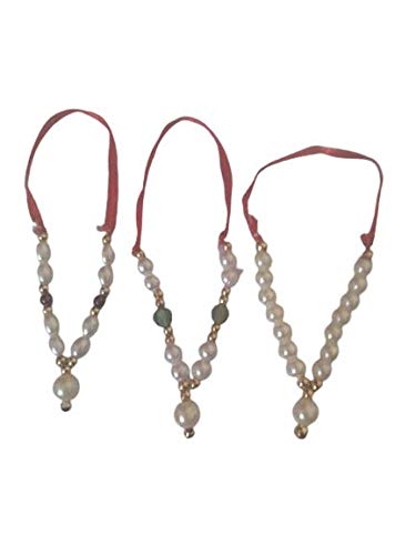 Buy Fancy Artificial Moti Pooja Mala Small Size- 2 Inch + 1 Inch Thread ...