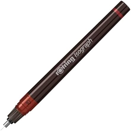 Rotring 0.1mm Isograph Technical Drawing Ink Pen, Chrome Plated Tip ...