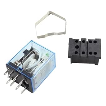 Amazon.com: Purpose Relay MY2 DPDT 8 pins MY2NJ Relais 12v 24v 110v ...