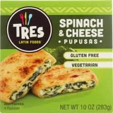 Amazon.com: TRES PUPUSAS Spinach & Cheese 10 OZ | Pack of 3 | Frozen ...
