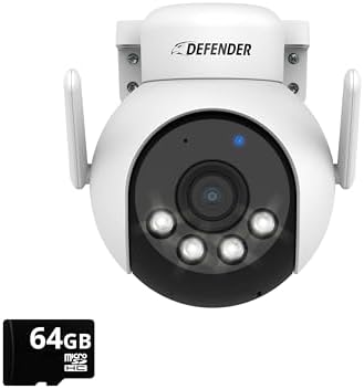 Amazon.com : Defender AI Powered 4K Everwatch PTZ Plug-in Security ...