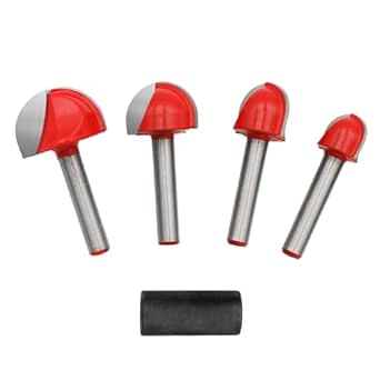 1/4 Inch Shank Cove Box Router Bit Set Solid Carbide Double Flute Core ...