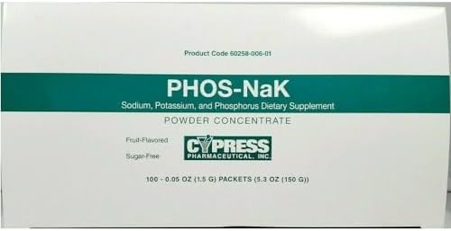 Amazon.com: Phosphorus Supplements 100 Packets, Dietary Supplements ...