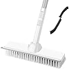 Amazon.com: Wlich Floor Scrubbing Brush, 2-in-1 Floor Scrub Brush with ...