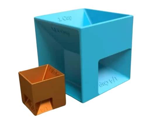 Amazon.com: x2 Measuring Cubes | All in One Measuring Cups | Cups/Tbsp ...