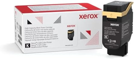 Xerox Genuine C320 / C325 Black High Capacity Toner Cartridge (8,000 ...