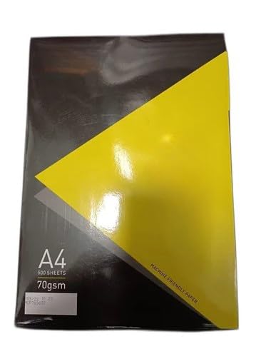 A4 Size | 70 GSM | 500 Sheets | White Paper | For Laserjet & Inkjet ...