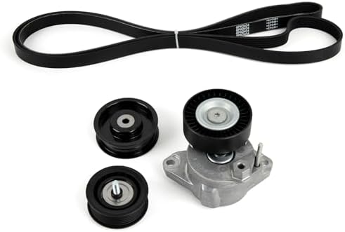 Amazon.com: Tykick Idler Pulley and Belt Tensioner Kit Serpentine Belt ...